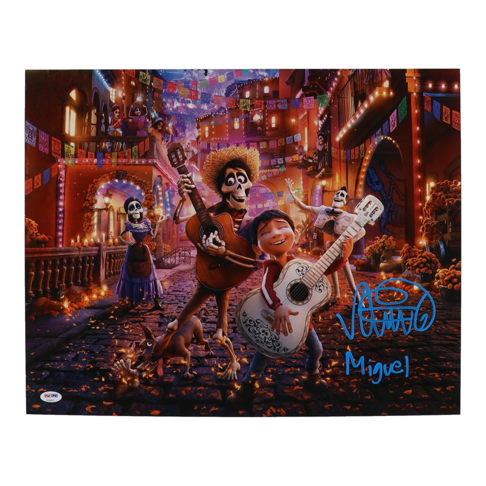 Anthony Gonzalez Signed "Coco" 16x20 Photo Inscribed "Miguel" (PSA ...