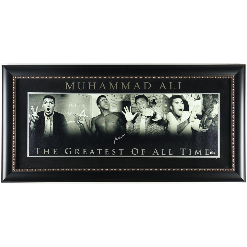 Muhammad Ali Signed Custom Framed Photo Display (PSA) | Pristine Auction