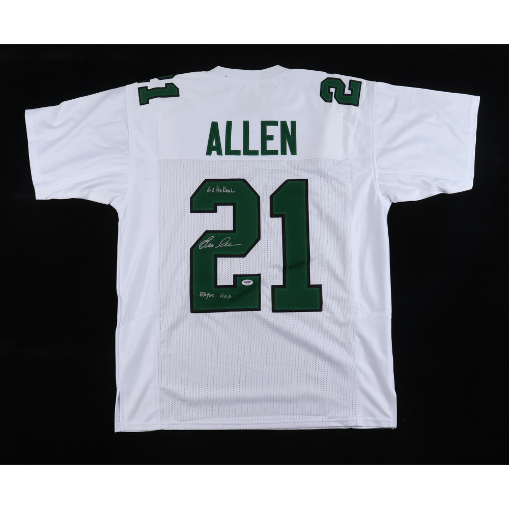 Eric Allen Signed Jersey Inscribed "Eagles HOF" & "6x Pro Bowl" (PSA ...