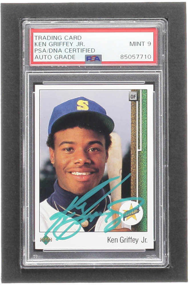 Ken Griffey Jr. Signed 1989 Upper Deck #1 RC (PSA | Auto 9) | Pristine ...