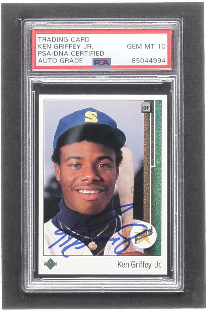 Ken Griffey Jr. Signed 1989 Upper Deck #1 RC (PSA | Auto 10) | Pristine ...