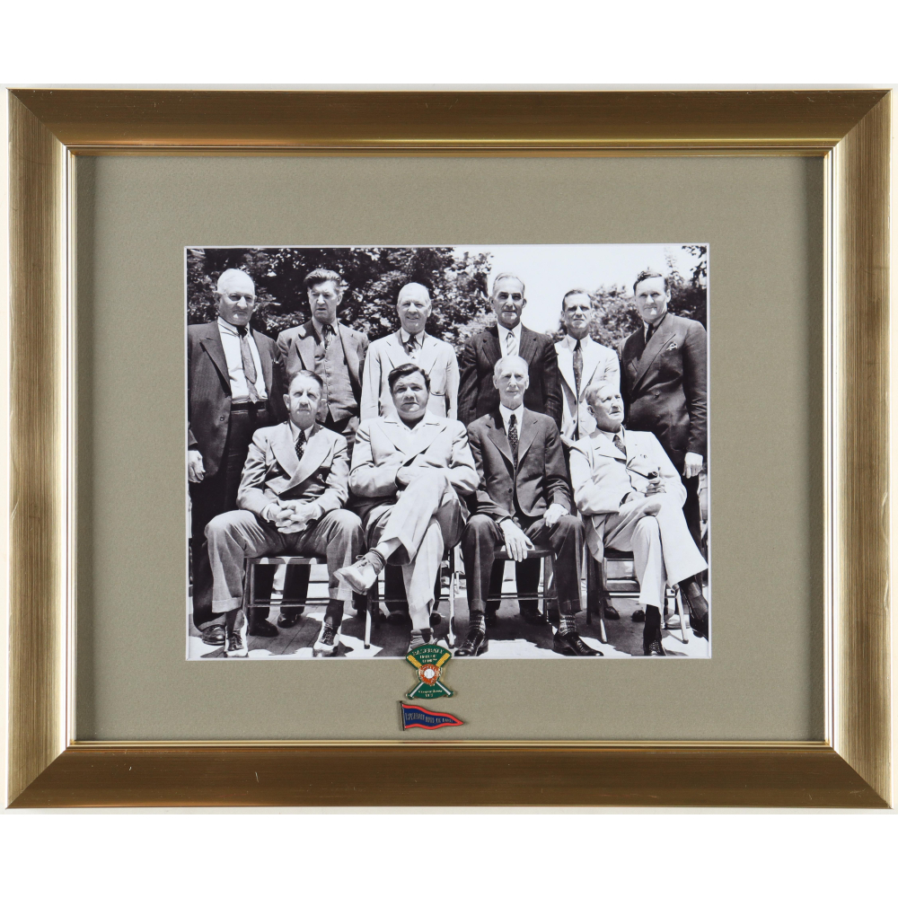 The Inaugural Hall Of Fame Class Custom Framed Black & White Photo ...