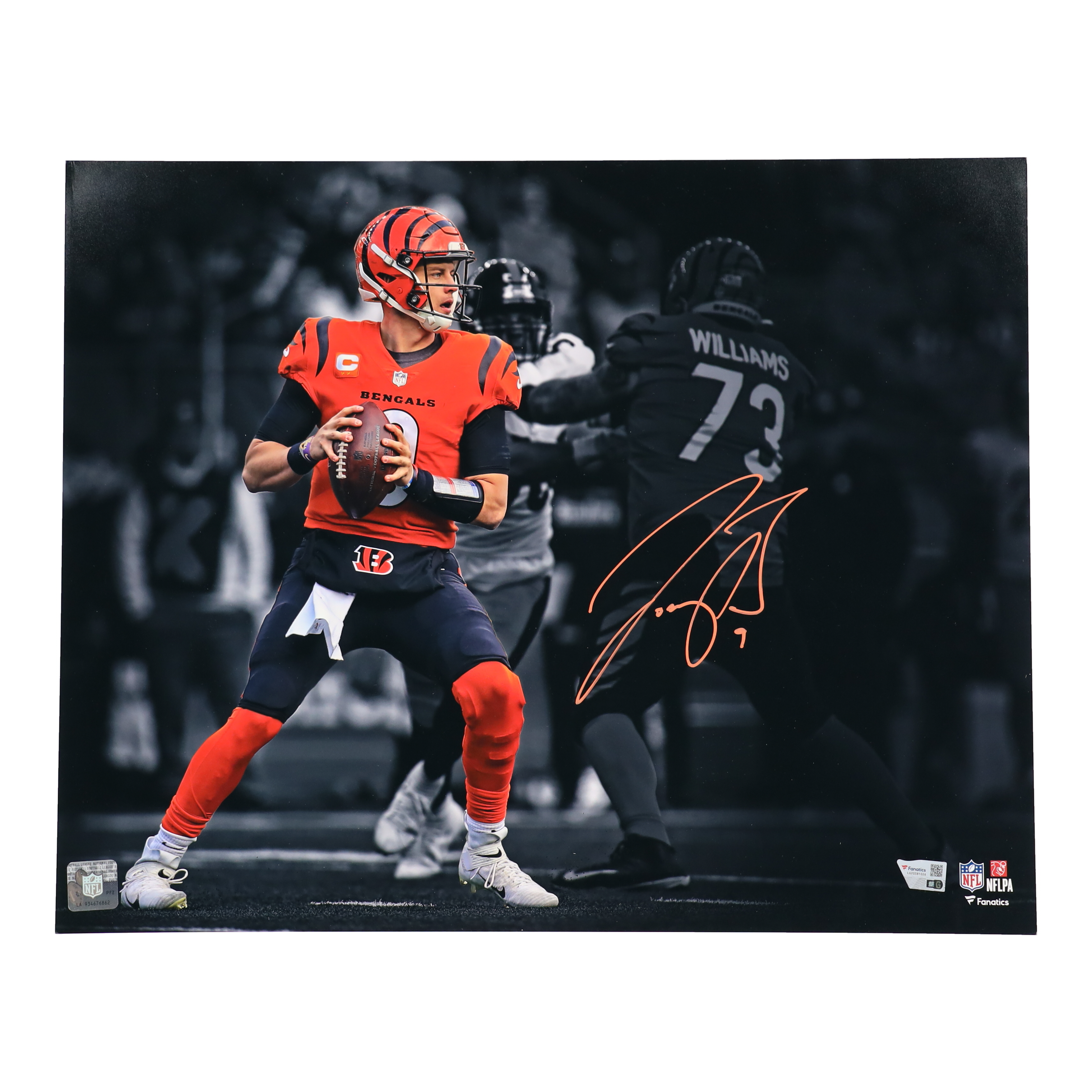 Joe Burrow Signed Bengals 16x20 Photo (Fanatics) | Pristine Auction