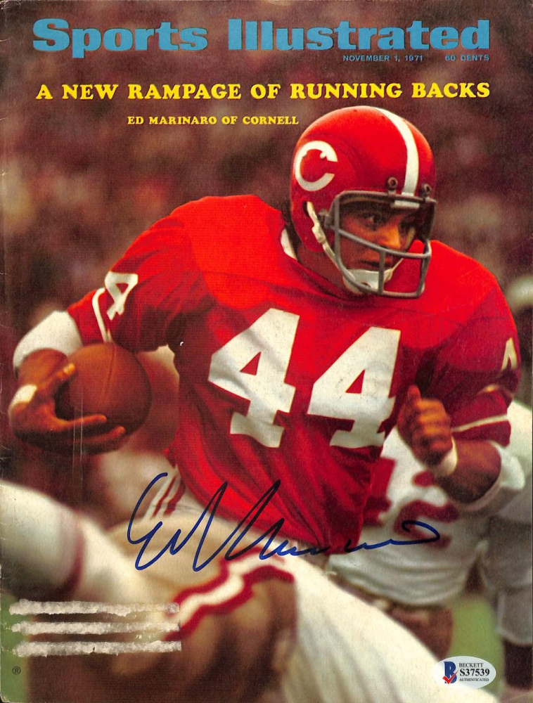 Ed Marinaro Signed "Sports Illustrated" Magazine Cover (Beckett) | Pristine Auction