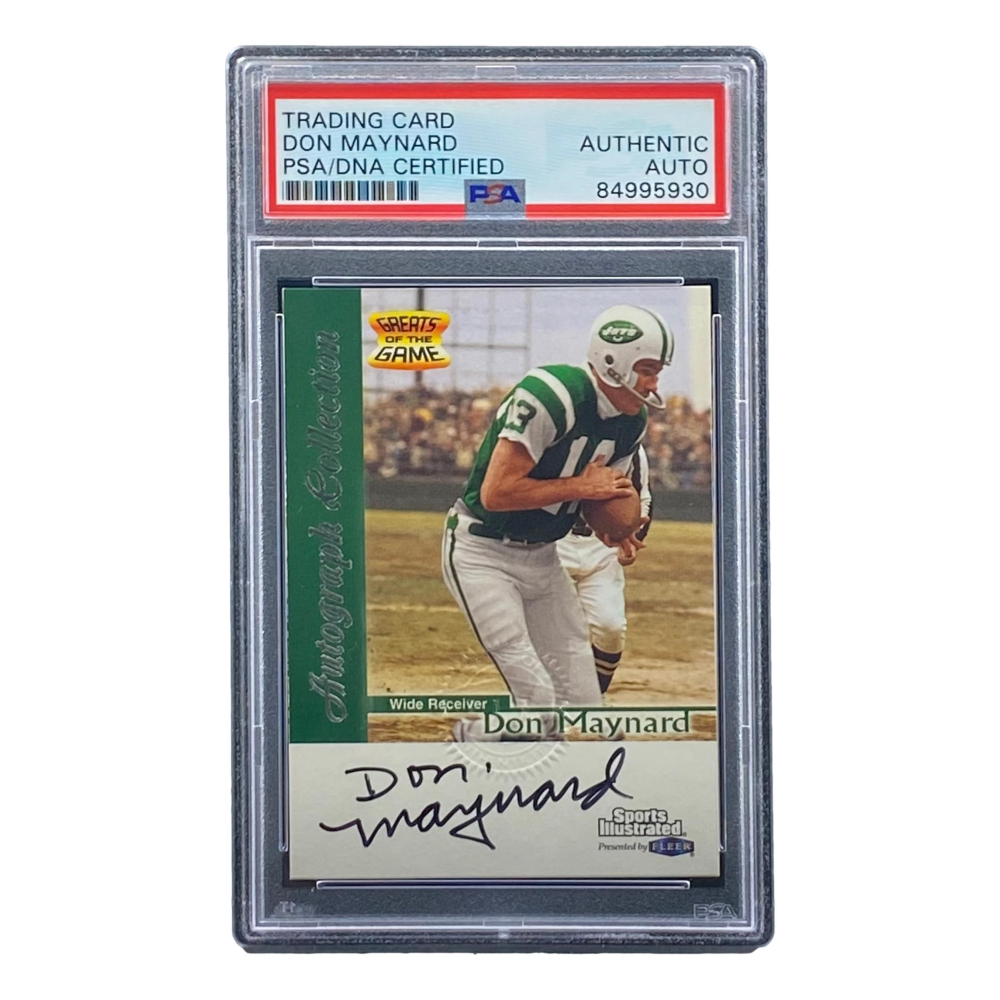 Don Maynard 1999 Sports Illustrated Autographs #17 (PSA) | Pristine Auction