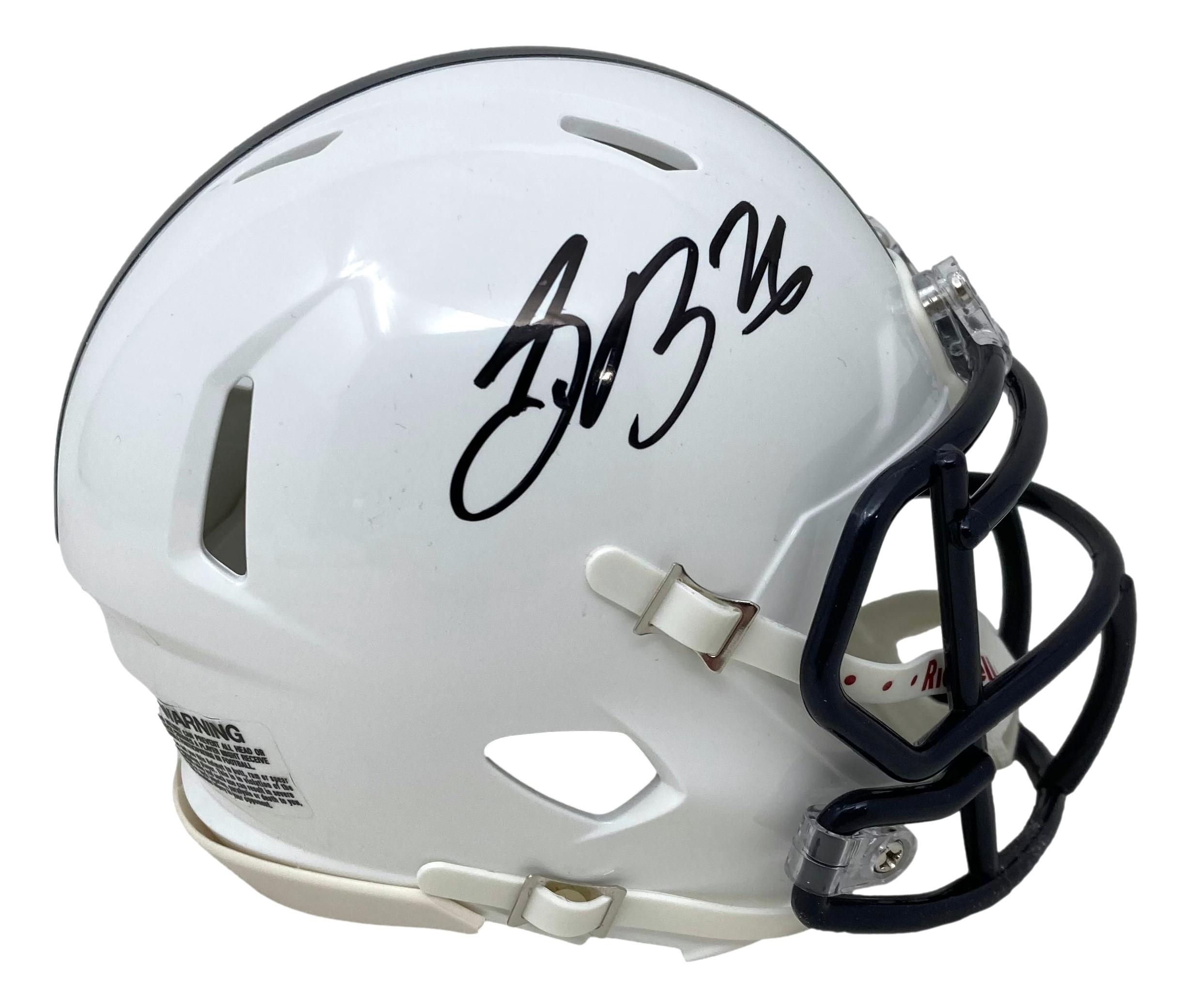 Saquon Barkley Signed Penn State Nittany Lions Speed Mini Helmet (PSA ...