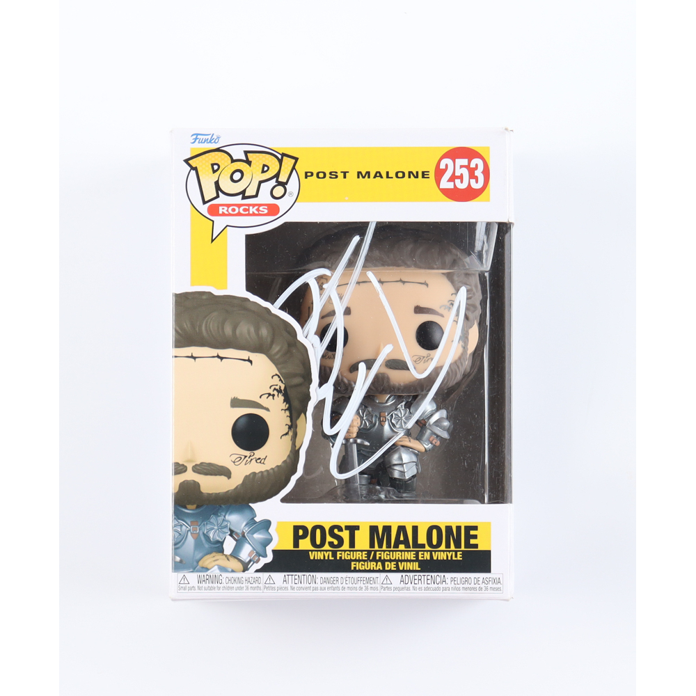 Post Malone Signed "Post Malone" #254 Post Malone Funko Pop! Vinyl ...