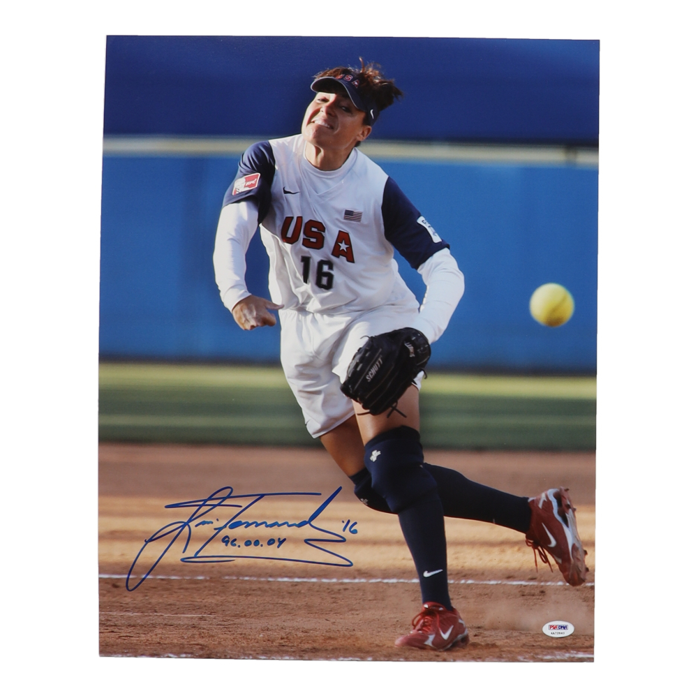 Lisa Fernandez Signed Team USA 16x20 Photo Inscribed "96.00.04" (PSA ...