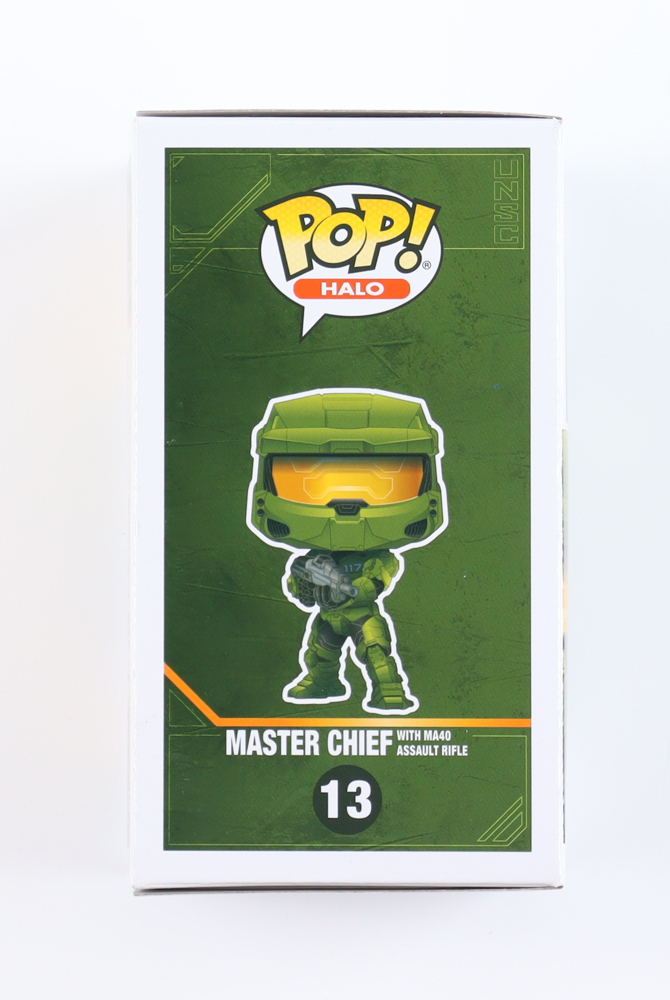 Steve Downes Signed "Halo" #13 Master Chief With MA40 Assault Rifle ...