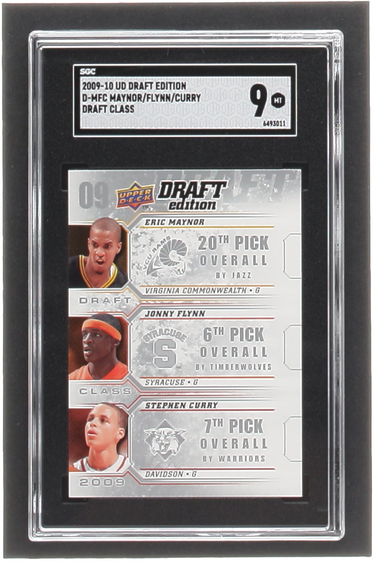 Eric Maynor / Jonny Flynn / Stephen Curry 2009-10 Upper Deck Draft ...