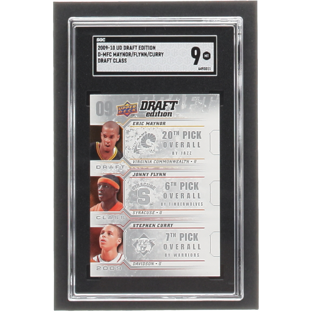 Eric Maynor / Jonny Flynn / Stephen Curry 2009-10 Upper Deck Draft ...