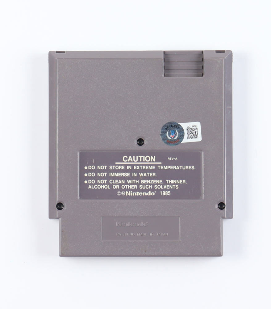 Larry Bird Signed Vintage Nintendo NES "Jordan vs. Bird: One on One ...