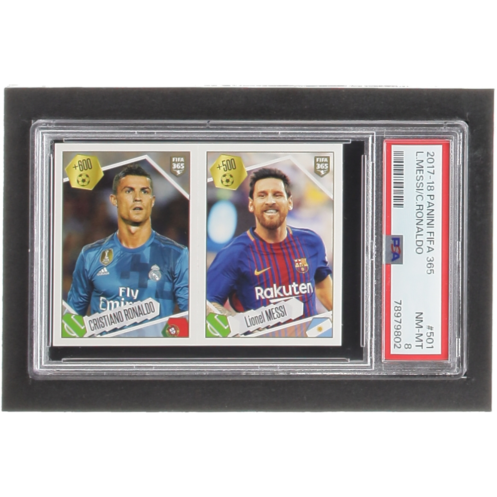 Cristiano Ronaldo / Lionel Messi 2017-18 Panini FIFA 365 Stickers #501 ...