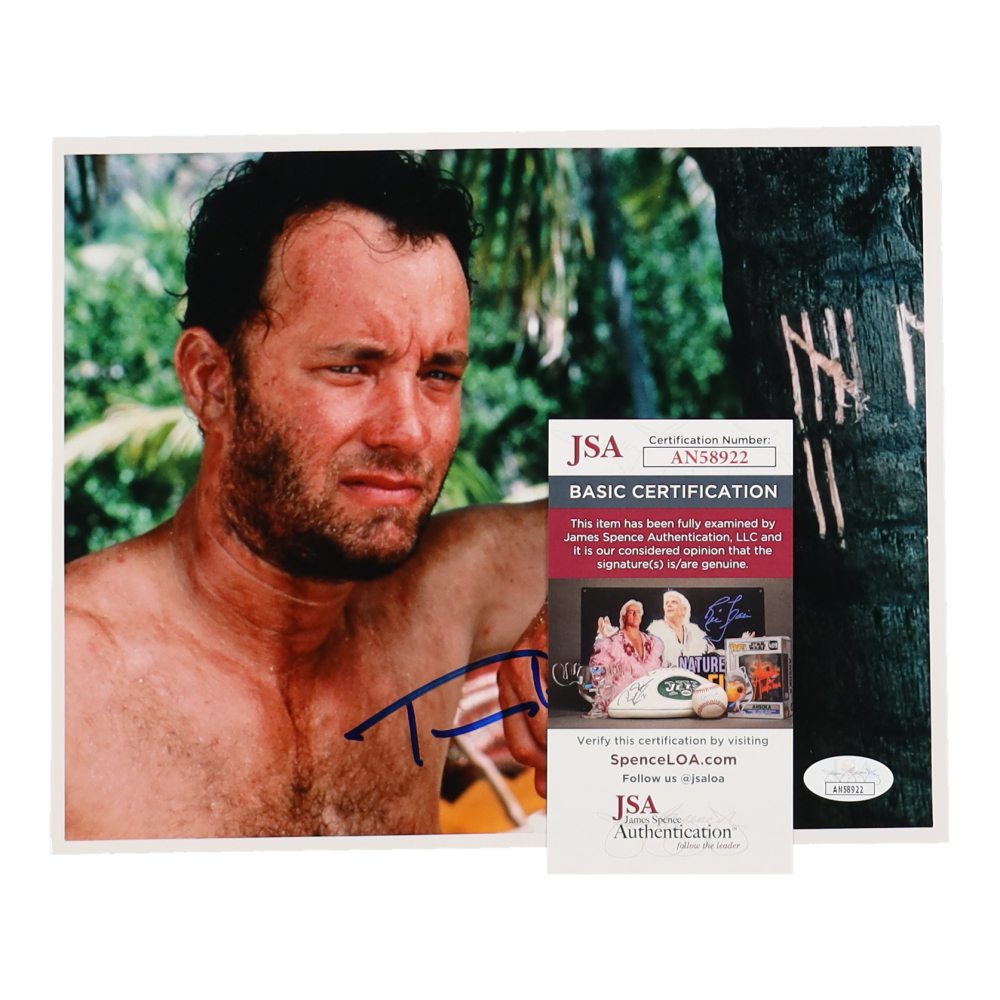 Tom Hanks Signed "Cast Away" 8x10 Photo (JSA) | Pristine Auction