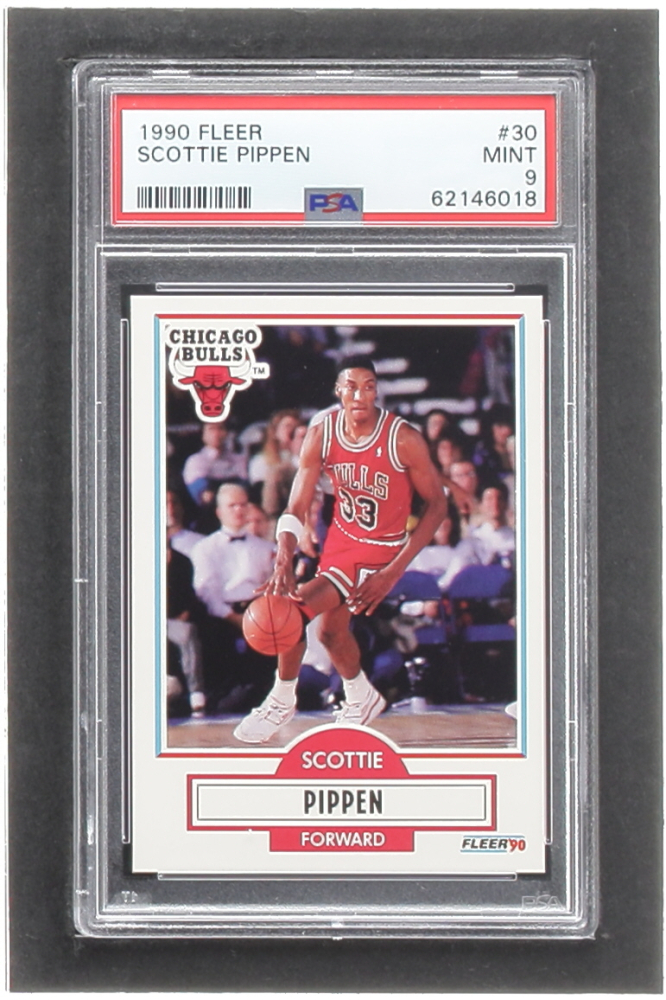 Scottie Pippen 1990-91 Fleer #30 (PSA 9) | Pristine Auction
