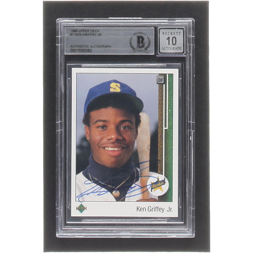 Ken Griffey Jr. Signed 1989 Upper Deck #1 RC (BGS | Auto 10) | Pristine ...