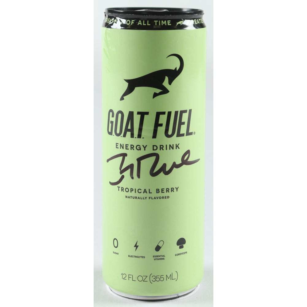 Jerry Rice Signed G.O.A.T. Fuel Energy Drink (Beckett) | Pristine Auction