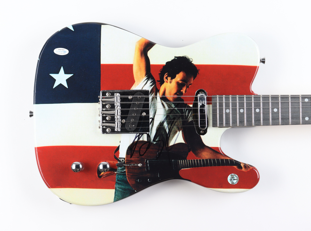 Bruce Springsteen Signed 39" Electric Guitar (AutographCOA) | Pristine ...
