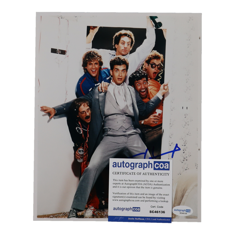 Tom Hanks Signed "Bachelor party" 8x10 Photo (ACOA) | Pristine Auction