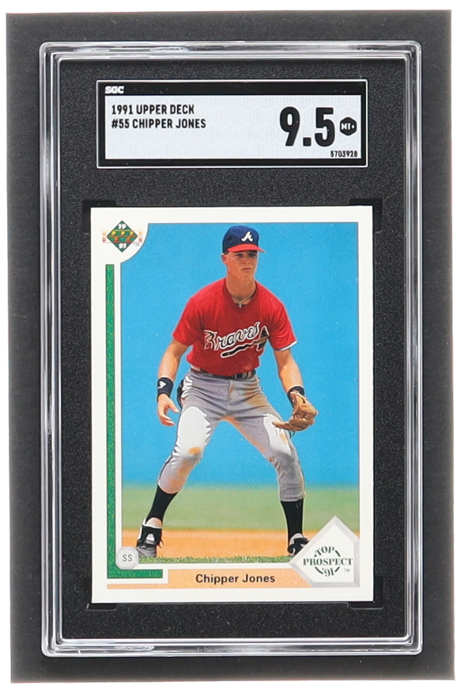 Chipper Jones 1991 Upper Deck #55 RC (SGC 9.5) | Pristine Auction