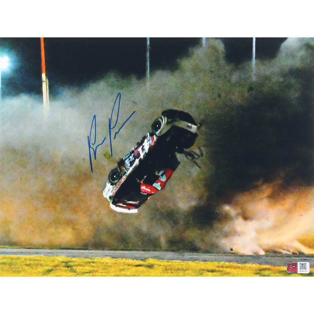 Ryan Preece Signed NASCAR Daytona Wreck 11x14 Photo (PA) | Pristine Auction