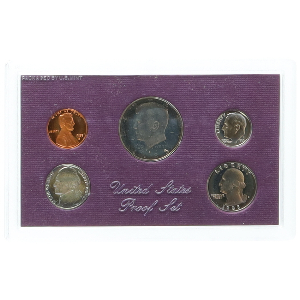 1985-S United States Mint Proof Set with (5) Coins | Pristine Auction