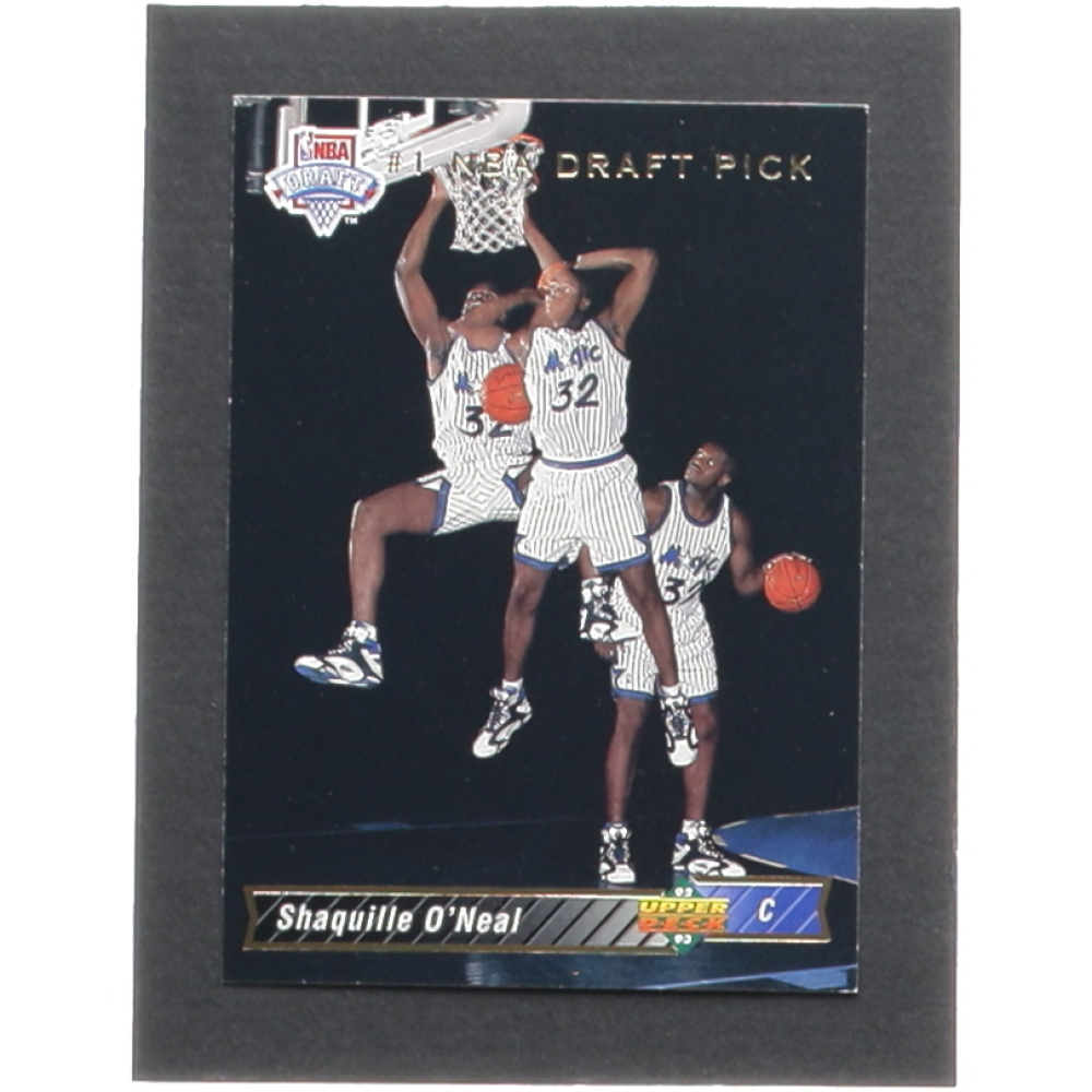 Shaquille O'Neal 1992-93 Upper Deck #1 SP RC / NBA First Draft Pick ...