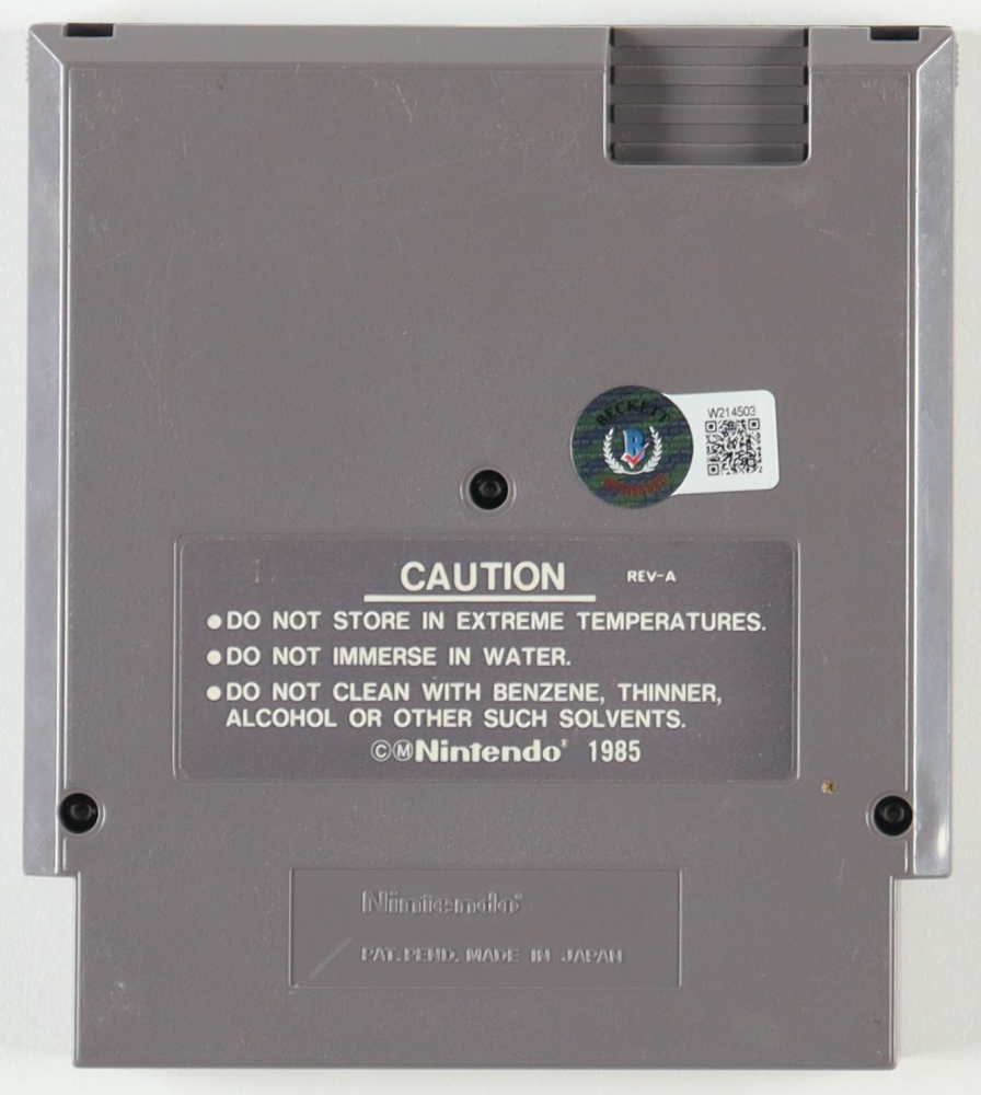 Larry Bird Signed "Jordan vs. Bird: One on One" Nintendo NES Video Game ...