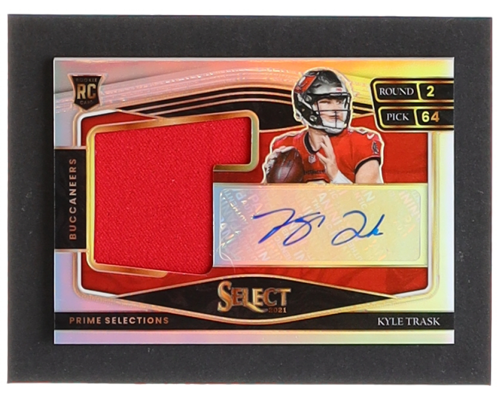 Kyle Trask 2021 Select Prime Selections Prizm Signatures #25 RC #48/49 ...