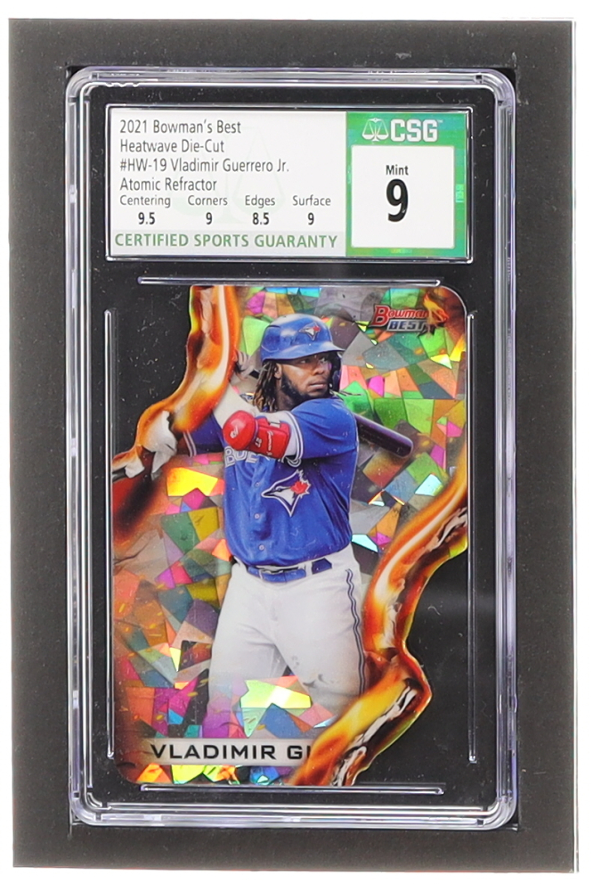 Vladimir Guerrero Jr. 2021 Bowman's Best Heatwave Die Cuts Atomic ...