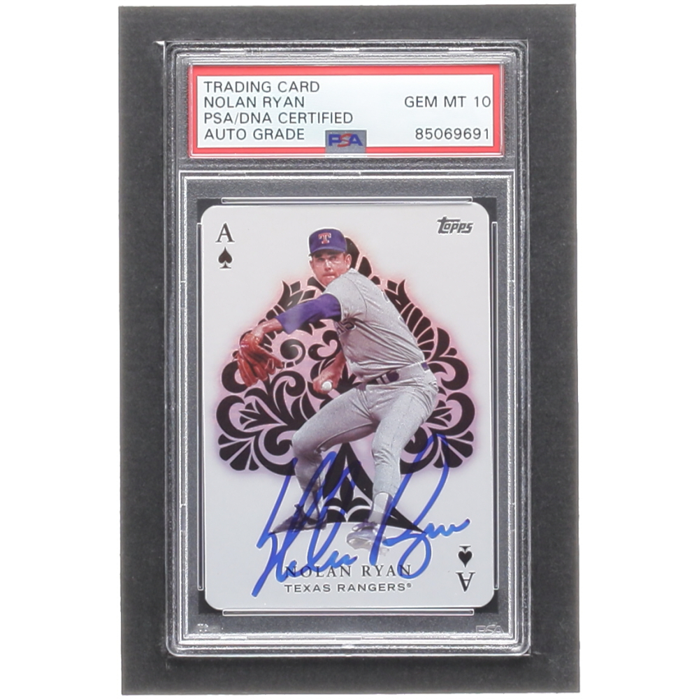 Nolan Ryan Signed 2023 Topps All Aces #AA1 (PSA | Autograph Graded PSA ...