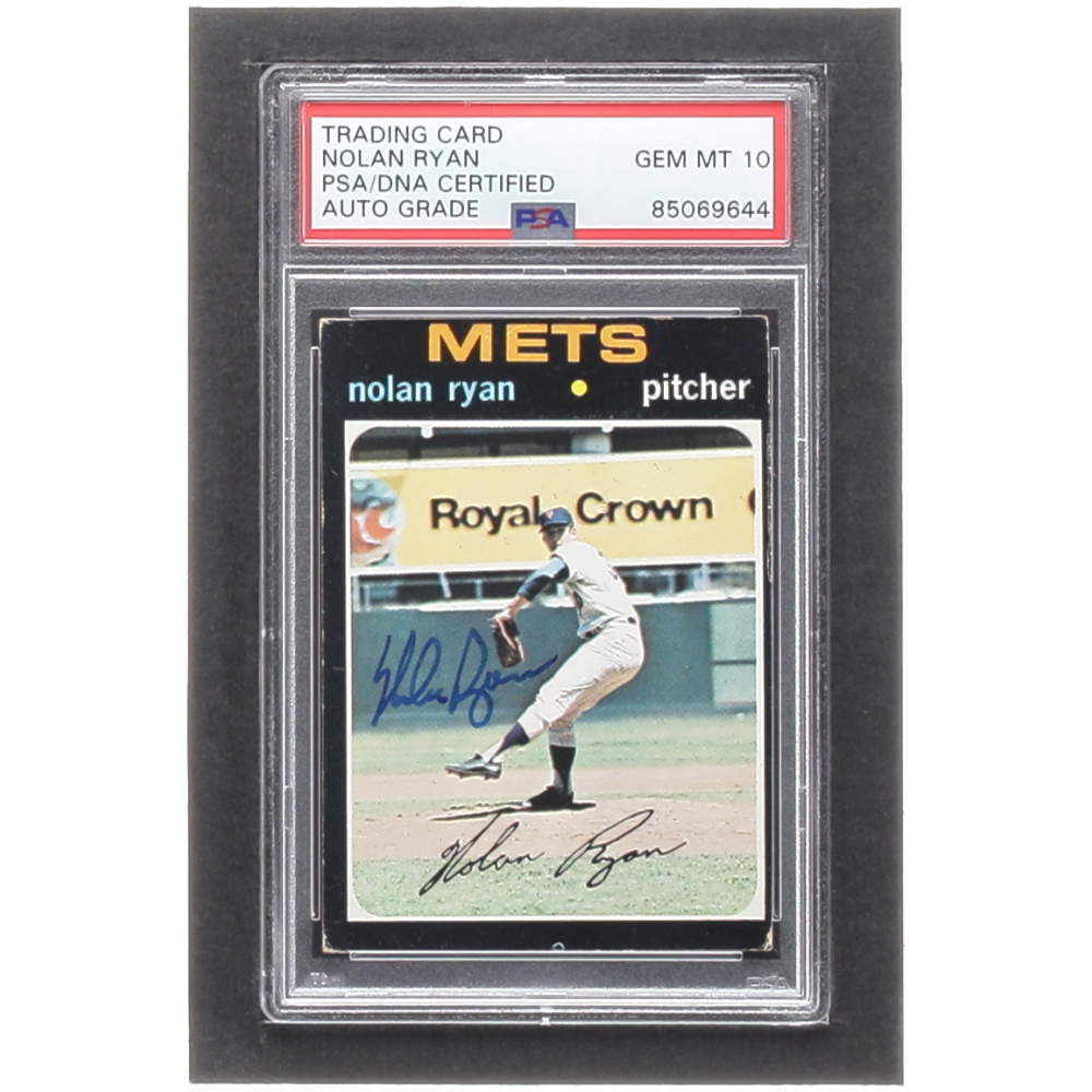 Nolan Ryan Signed 1971 Topps #513 (PSA | Autograph Graded PSA 10 ...