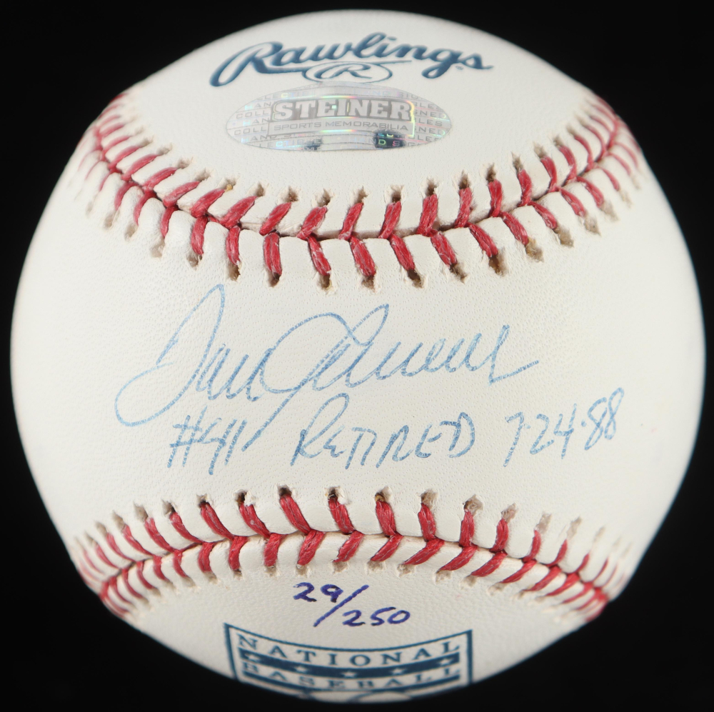Tom Seaver Signed Rawlings OML Hall Of Fame Logo Baseball with Display ...