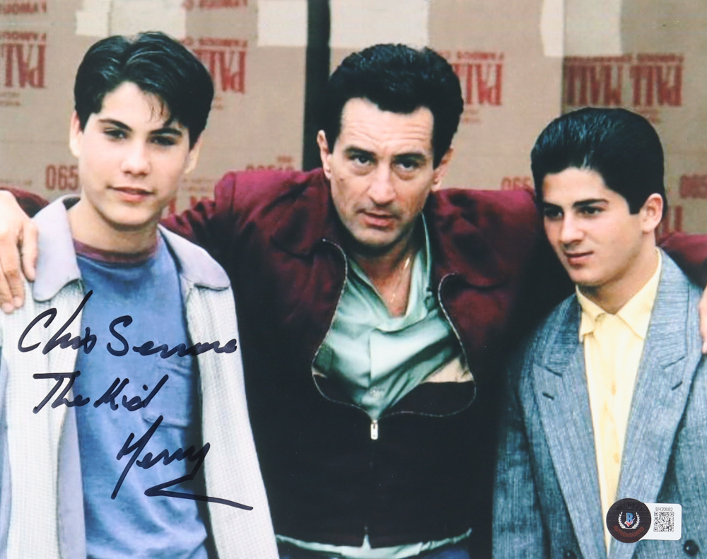 Christopher Serrone Signed "Goodfellas" 8x10 Photo Inscribed "The Kid ...