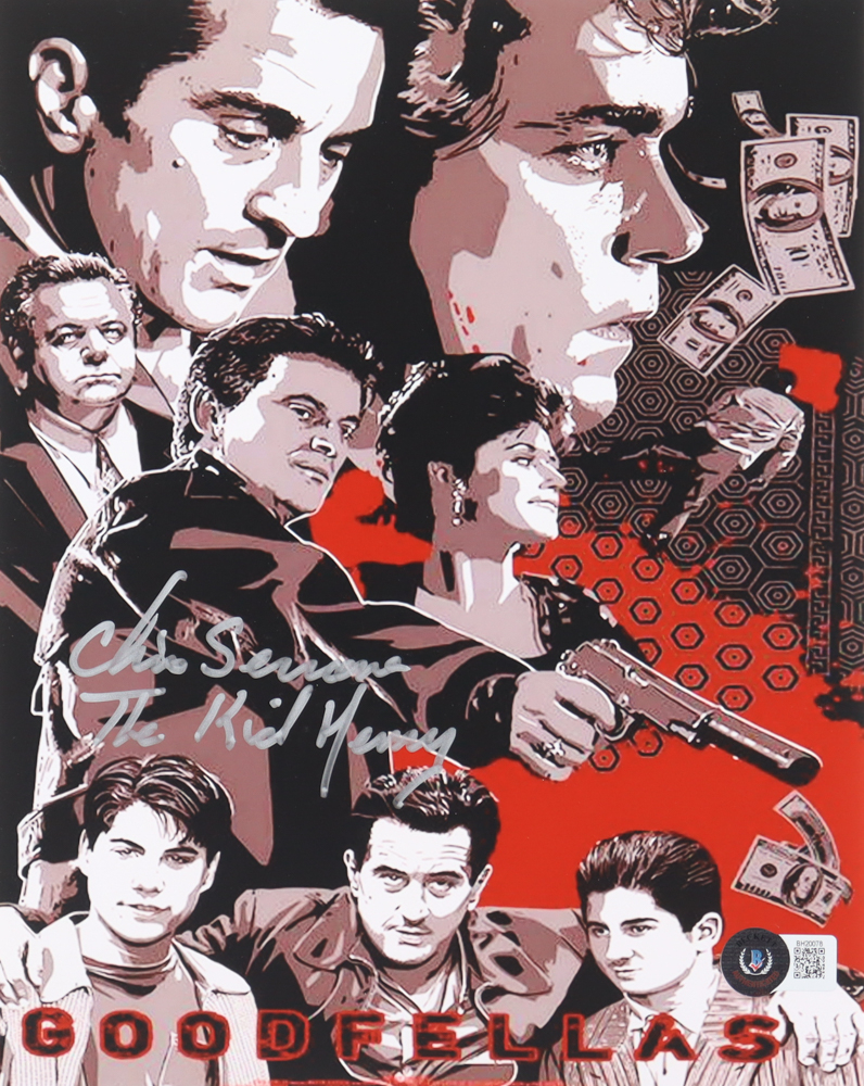 Christopher Serrone Signed "Goodfellas" 8x10 Photo Inscribed "The Kid ...