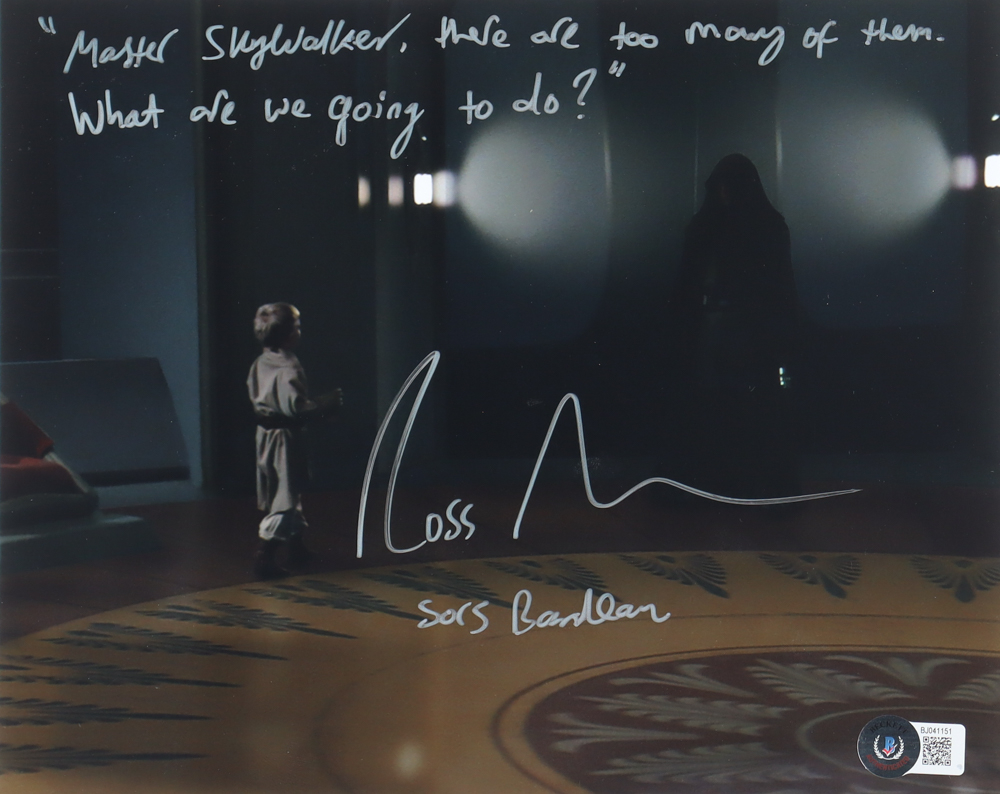 Ross Beadman Signed "Star Wars" 8x10 Photo with Character Name & Movie ...