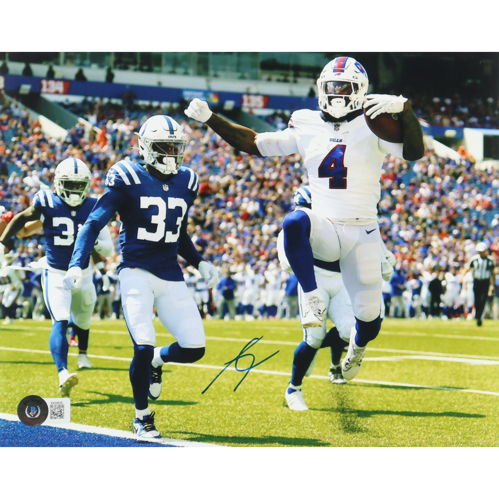 James Cook Signed Bills 8x10 Photo (Beckett) | Pristine Auction