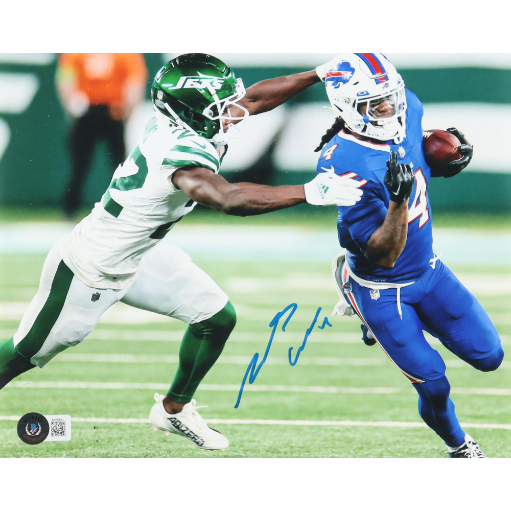 James Cook Signed Bills 8x10 Photo (Beckett) | Pristine Auction