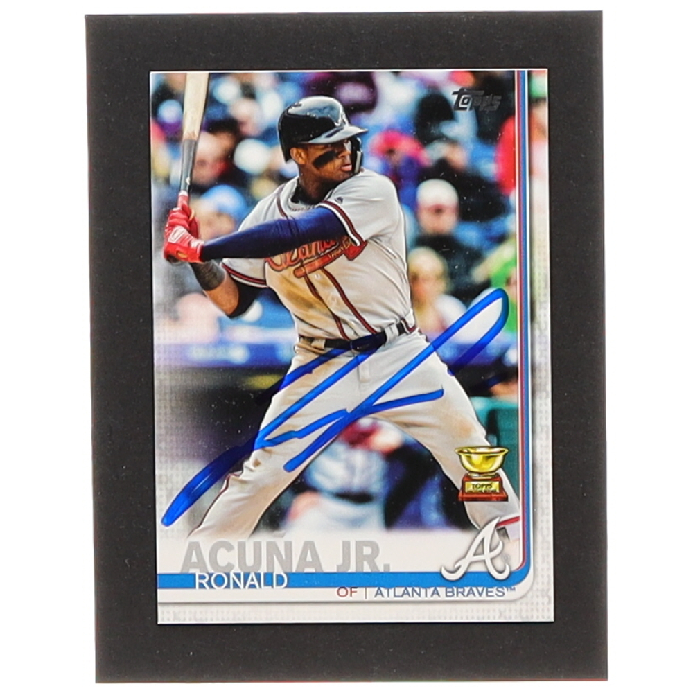 Ronald Acuna Jr. Signed 2019 Topps #1 (Beckett & Acuna Jr.) | Pristine ...