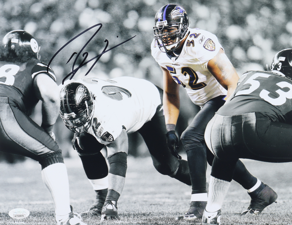 Ray Lewis Signed Ravens 11x14 Photo (JSA) | Pristine Auction