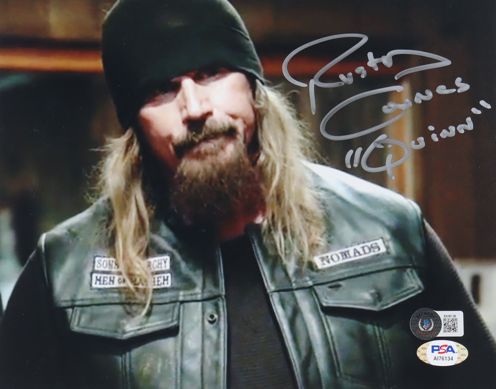 Rusty Coones Signed "Sons of Anarchy" 8x10 Photo Inscribed "Quinn" (Beckett & PSA) | Pristine ...