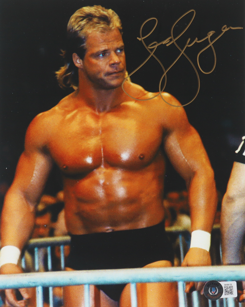 Lex Luger Signed WWE 8x10 Photo (Beckett) | Pristine Auction