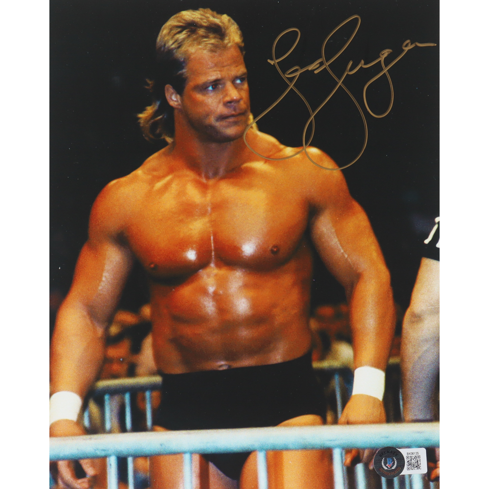 Lex Luger Signed WWE 8x10 Photo (Beckett) | Pristine Auction