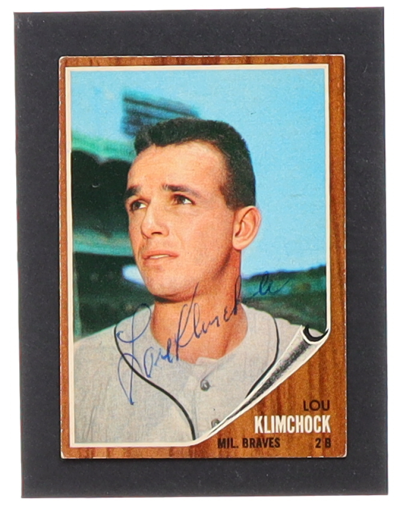 Lou Klimchock Signed 1962 Topps #259 (Beckett) | Pristine Auction