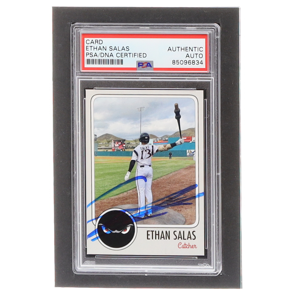 Ethan Salas Signed Custom Trading Card RC (PSA) | Pristine Auction