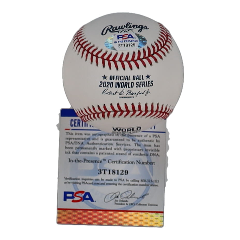 Adam Kolarek Signed 2020 World Series Baseball (PSA) | Pristine Auction