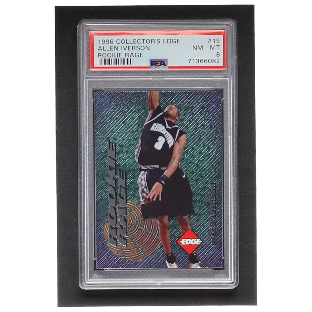 Allen Iverson 1996 Collector's Edge #19 RC (PSA 8) | Pristine Auction