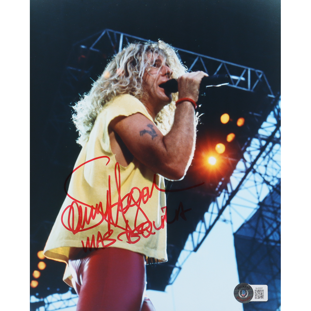 Sammy Hagar Signed 8x10 Photo Inscribed "Mas Tequila" (Beckett ...
