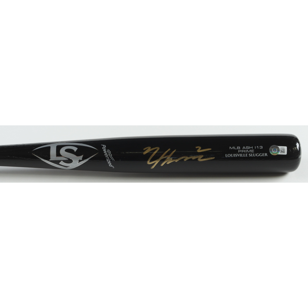 Nico Hoerner Signed Louisville Slugger Baseball Bat (Beckett ...