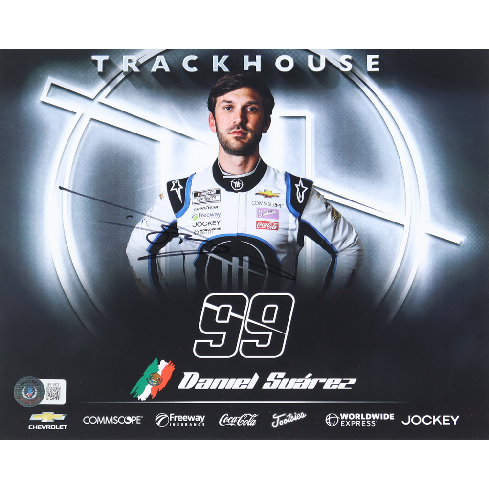 Daniel Suarez Signed NASCAR 8x10 Photo (Beckett) | Pristine Auction